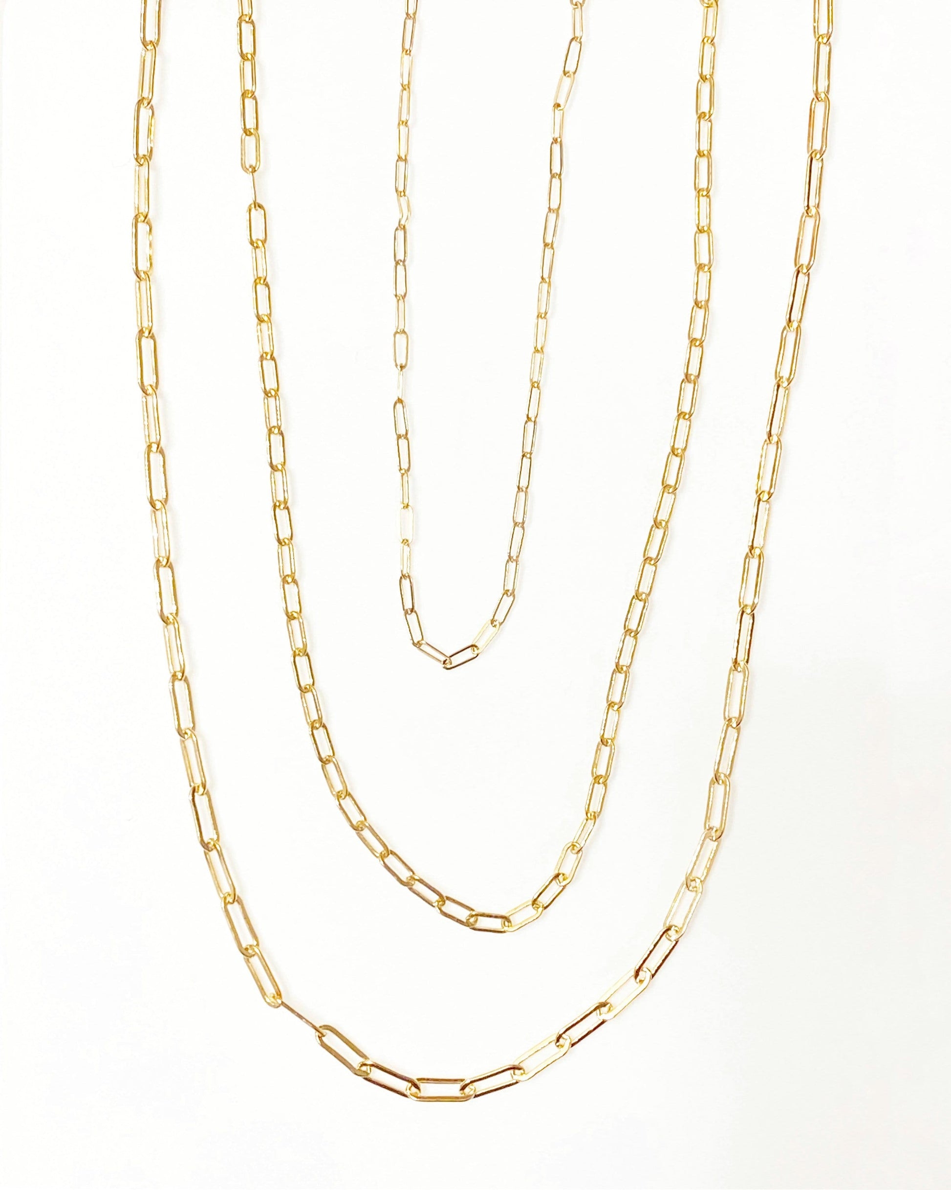 Fine and bold staple chains and bracelets (14K gold-filled) – BESSEHA ...